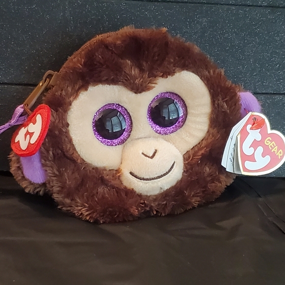 Ty | Accessories | Ty Gear The Monkey Zipper Pouch | Poshmark